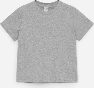 Arket T-Shirt Mit Rundhalsausschnitt -Grau