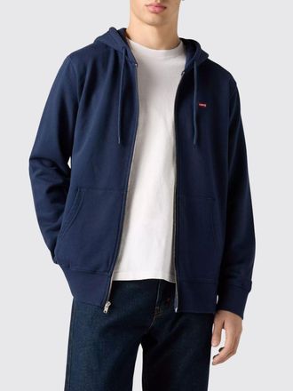 Levi's Baumwoll-Hoodie mit Rei&szlig;verschluss und Kontrastlogo