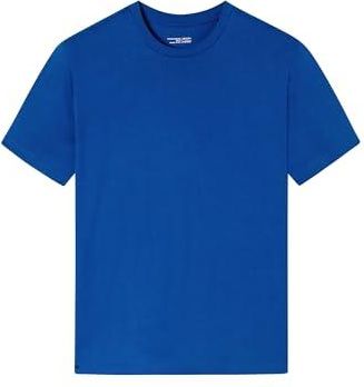 Schiesser Haut de pyjama pour homme Mix Relax - Manches courtes - Coton - Col rond - Confortable &agrave; combiner, Haut de pyjama Mix Relax Royal, 52
