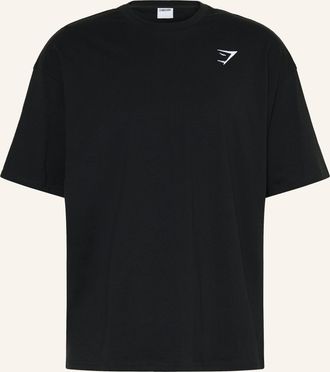 Gymshark Gymshark Oversized-Shirt Crest schwarz