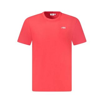 Fila Laas Kurzarm-T-Shirt - - Tops - Herren - Rot - XL