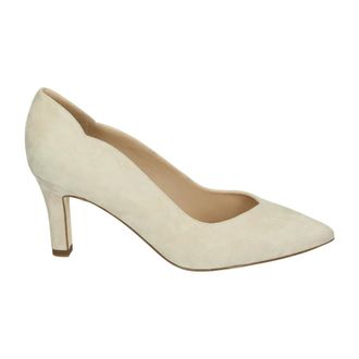 Peter Kaiser Beige Wildleder Pumps mit G Weite - - Shoes - Damen - Beige - 40 EU