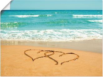 Artland Wanddeko Poster & Kunstdrucke Wandposter 80x60 cm Landschaften Strand T5OB