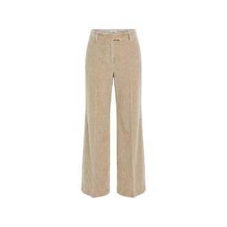 Brunello Cucinelli Damen, Hosen, Beige, MGr&ouml;&szlig;e