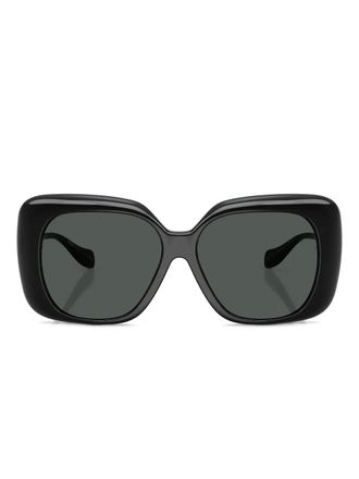 Versace lunettes de soleil Medusa &agrave; monture carr&eacute;e - Noir