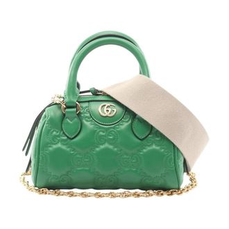 Gucci Pre-owned Matelass&eacute; Satchel Bag - - Pre-owned - Damen - Gr&uuml;n - ONE SIZE