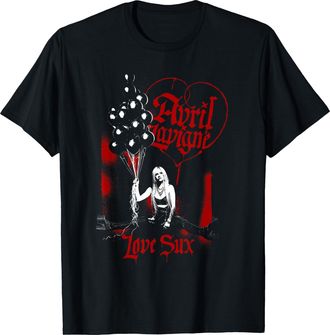 Avril Lavigne Offizielle Avril Lavigne Love Sux Luftballons T-Shirt