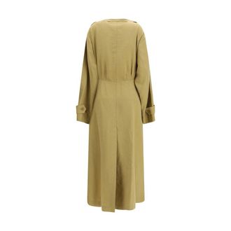 Petar Petrov Womens Beige Lyocell Trench Coat Clothing