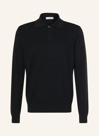 Eton Strick-Poloshirt Aus Merinowolle schwarz