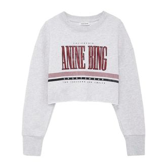 Anine Bing Femme, Sweatshirts et sweats &agrave; capuche, Gris, Taille: 36 FR Harvey SweaT-shirt