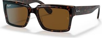 Ray-Ban Inverness Sonnenbrillen Tortoise Fassung Braun Glas Polarisiert 54-18