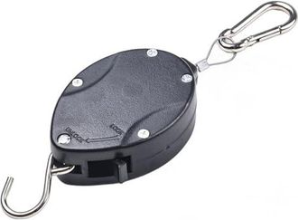 Generic Poulie r&eacute;tractable robuste avec longueur r&eacute;glable pour jardin, fleurs, plantes et nichoirs &agrave; oiseaux, corde en nylon robuste pouvant supporter jusqu&agrave; 