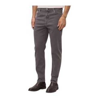 Brunello Cucinelli Pantalon Chino Cinq Poches - Homme - Pantalons - Gris - Taille: L