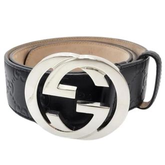 Gucci Ceinture Vintage Pre-owned - Femme - Pre-owned - Noir - Taille: ONE Size