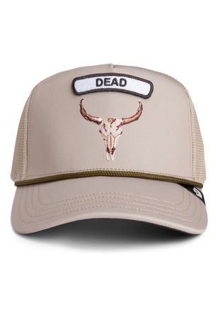 Goorin Brothers Trucker Cap GB2 Skull Biscuit Beige, Size:OneSize
