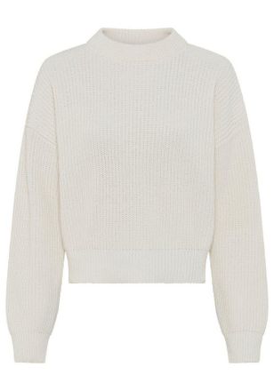 HUGO BOSS Strickpullover Slogerya mit Stehkragen, Relaxed Fit