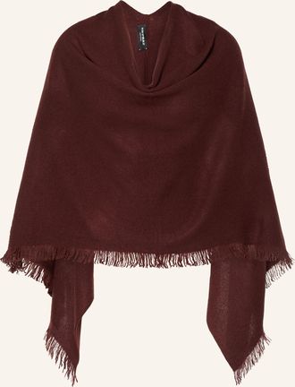 Repeat Repeat Cashmere-Poncho rot
