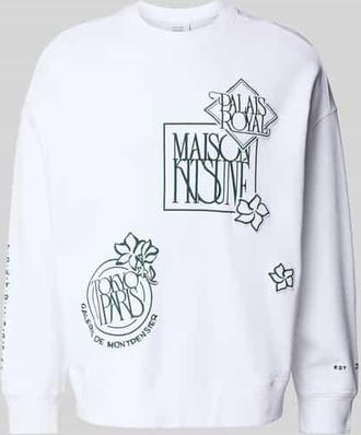 Maison Kitsun&eacute; Oversized Sweatshirt aus Baumwoll-Mix