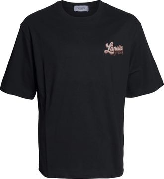 Laneus Homme, Tops, Noir, Taille: XL T-shirt en jersey