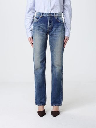 Saint Laurent Jeans SAINT LAURENT Femme couleur Bleu