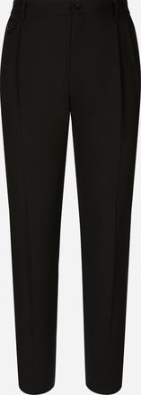 Dolce & Gabbana Stretch Wool Pants - Mann Hosen Und Shorts Schwarz 44