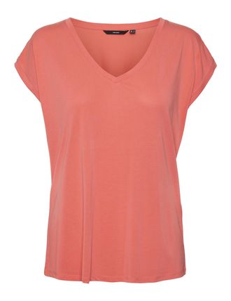 Vero Moda Vmfilli Ss V-Neck Tee Ga Noos