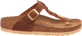 Birkenstock Femme, Chaussures, Brun, Taille: 39 EU Sandales Tress&eacute;es Marron
