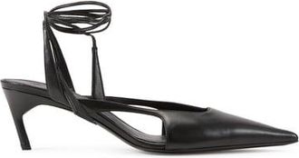 The Attico Sling-back &agrave; lacets en cuir