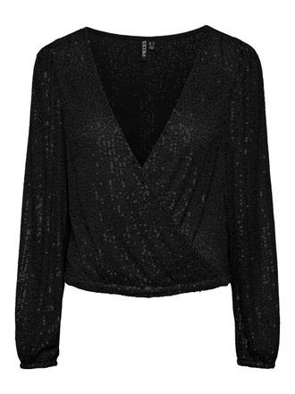 Pieces PCDELPHIA LS New WRAP TOP