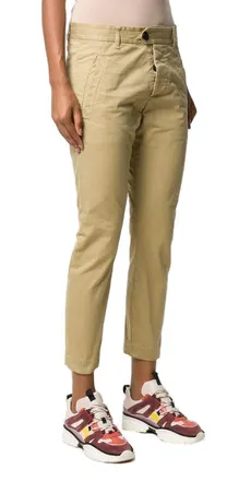Dsquared2 Womens Cropped Chino Trousers Aw20 W
