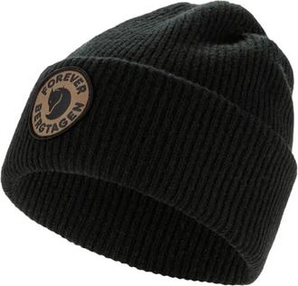 Fj&auml;llr&auml;ven Bergtagen Forever Wool Bonnet, Noir, Taille Unique Mixte