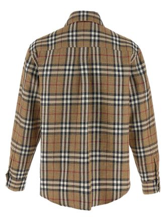 Burberry Burberry Check Double Face Shirt - Beige