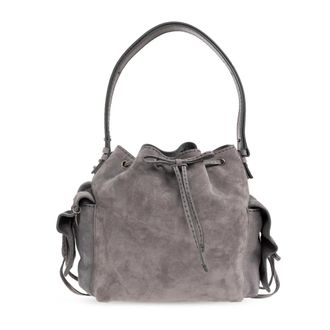 Acne Studios Multipocket Bucket Suede - - Bags - unisex - Grau - ONE SIZE