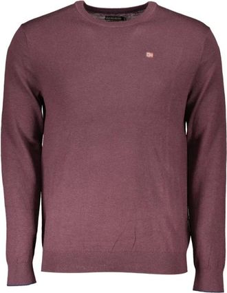 Napapijri Homme, Pulls, Violet, Taille: XS Pull en laine à col rond