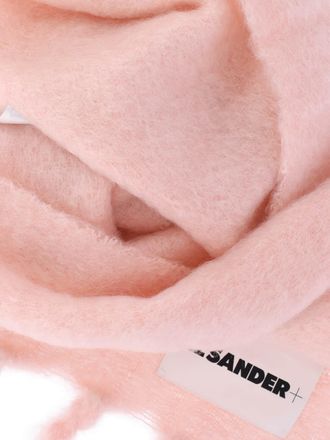 Jil Sander Mens Scarfs Pink Mohair