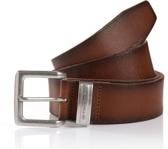 Tom Tailor Tom Tailor Herren TTJACOB G&uuml;rtel, Light Brown, 100