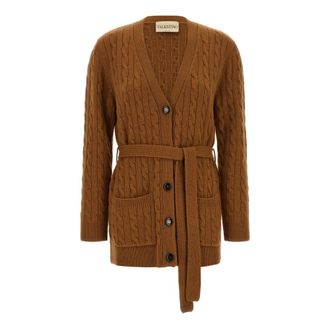 Valentino Garavani Damen, Strickwaren, Braun, MGr&ouml;&szlig;e