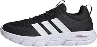 adidas Femme Cloudfoam Flex Elastic Laces Shoes, Core Black/Zero met./Almost Pink, 36 2/3 EU