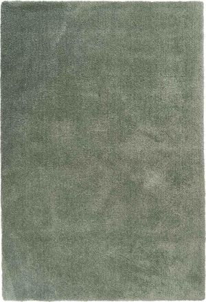 JACK Hochflorteppich Wohnzimmerteppich Shaggyteppich | 120x170 cm | Polyester | Gr&uuml;n