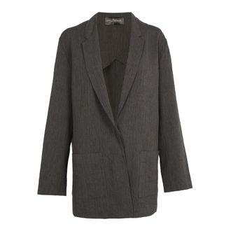 Cortana Trapani- gestreifte Jacquard-Jacke - - Jackets - Damen - Grau - L