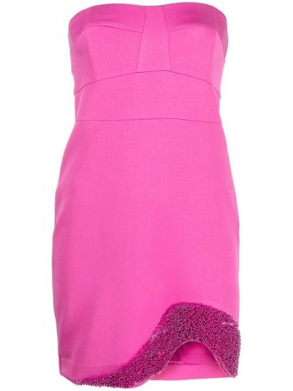 Patrizia Pepe robe courte à ornements - Violet