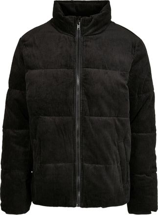 Urban Classics Herren Boxy Corduroy Puffer Jacket Jacken, Black, L
