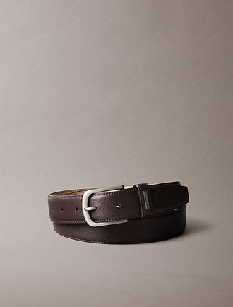 Calvin Klein Ceinture en cuir pleine fleur