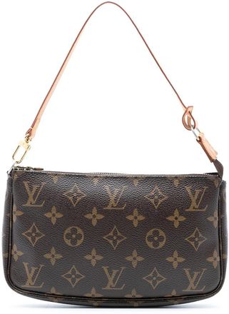 Louis Vuitton Hobo Bags - Monogram Pochette Accessoires - Gr. unisize - in Braun - f&uuml;r Damen