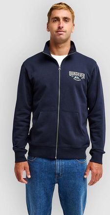 Quiksilver Quik Zip No Hood Half-Zip Sweater dark navy