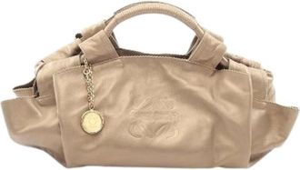 Loewe Sac &agrave; main en cuir Nappa Aire Pre-owned - Femme - Pre-owned - Beige - Taille: ONE Size