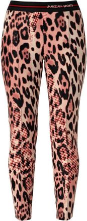 Marc Cain Sofia Bleistifthose mit Leo-Print - - Trousers - Damen - Mehrfarbig - 2XL