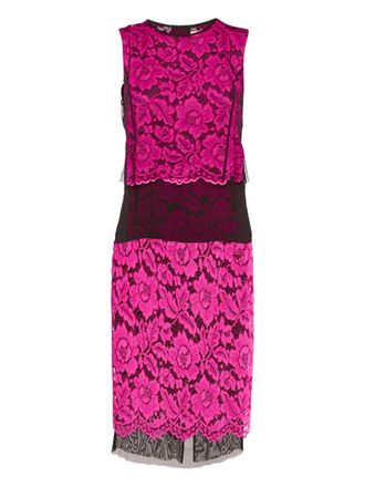 Sandro jupe en dentelle fleurie pre-owned (lot de deux) - Violet