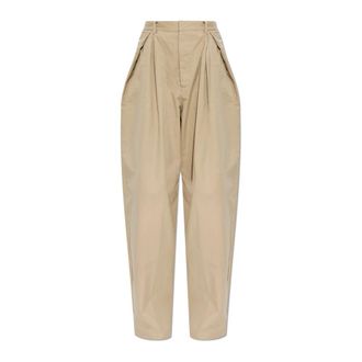 Dsquared2 Femme, Pantalons, Beige, Taille: 34 FR Pleated Palazzo Pants