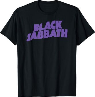 Black Sabbath Violettes Logo von Black Sabbath T-Shirt